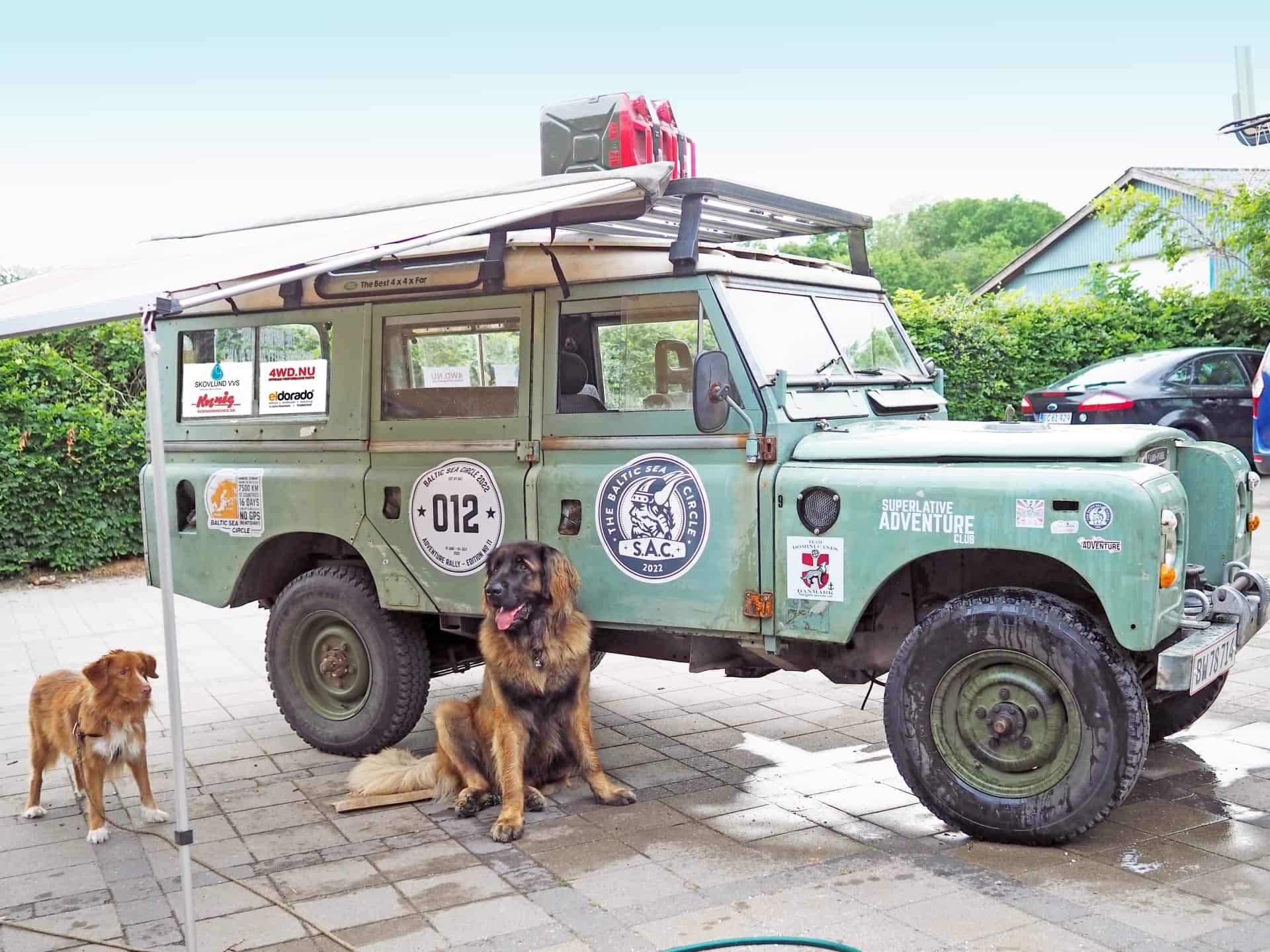 Gammel Land Rover endelig klar til 7500 kilometer ved Østersøen ...