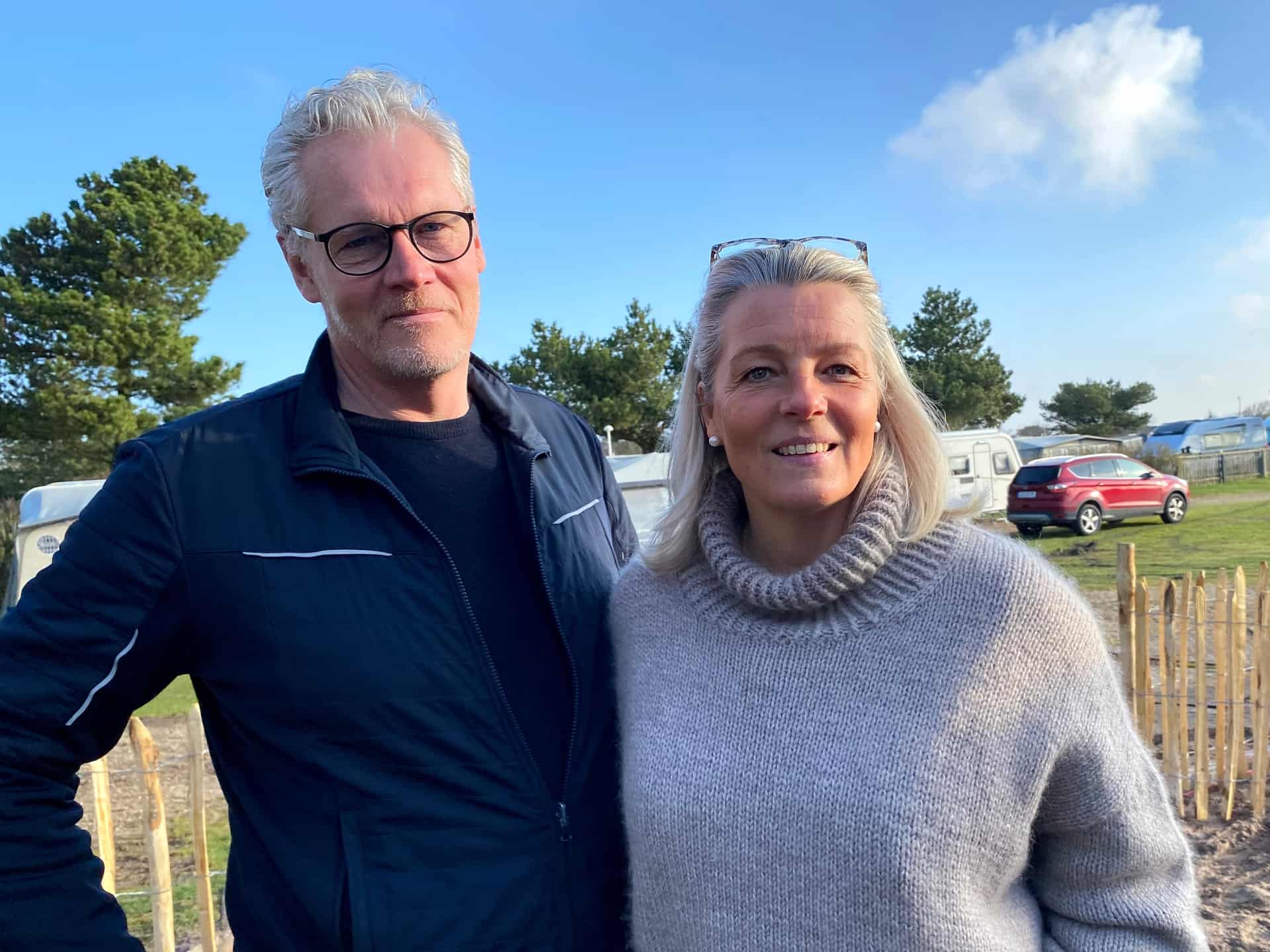 Superplatz for tredje gang: Tina og Peders campingplads er i dag et ...
