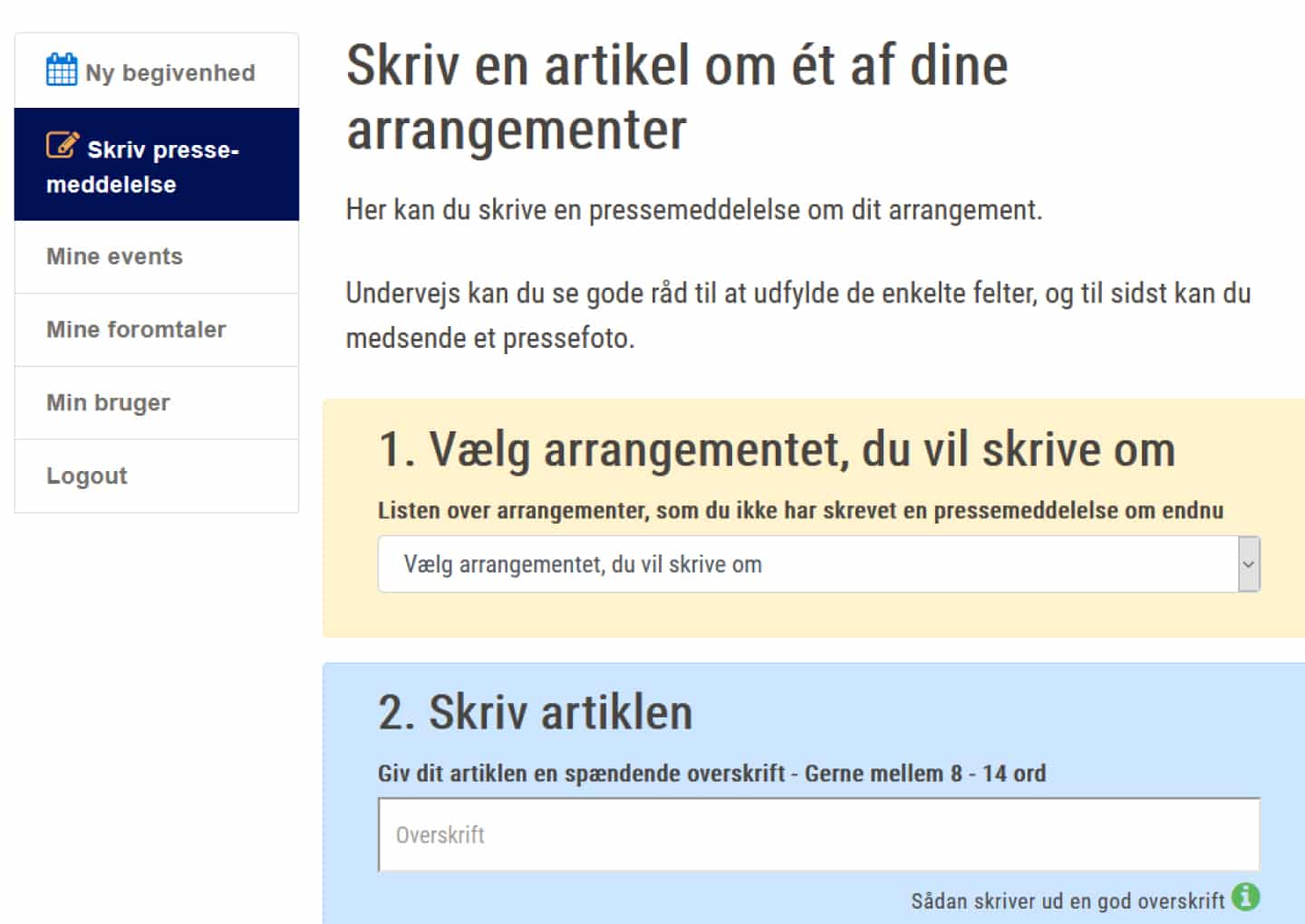 Få dit arrangement i avisen: Sådan bruger du Eventinfo | ugeavisen.dk