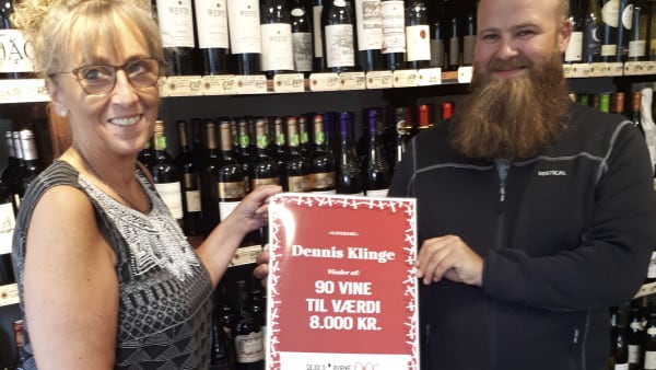 Dennis fra Randers vandt kæmpe vin-præmie | ugeavisen.dk