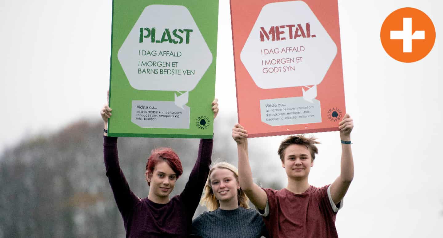 Innovative elever: Skilte på genbrugsplads er ubrugelige for ...