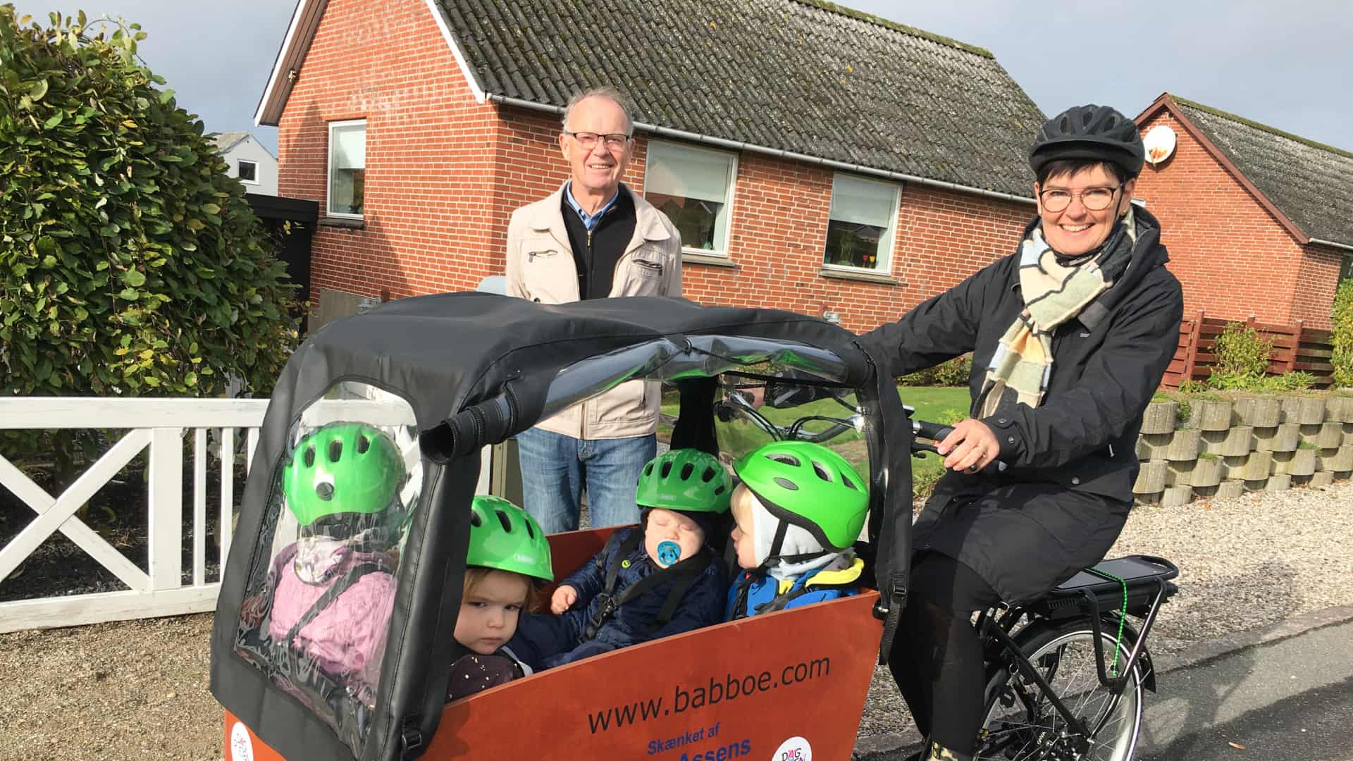 Dagplejere fik elcykel i gave: Nu kan Silje, Gabriel, Hanne og Frederik ...
