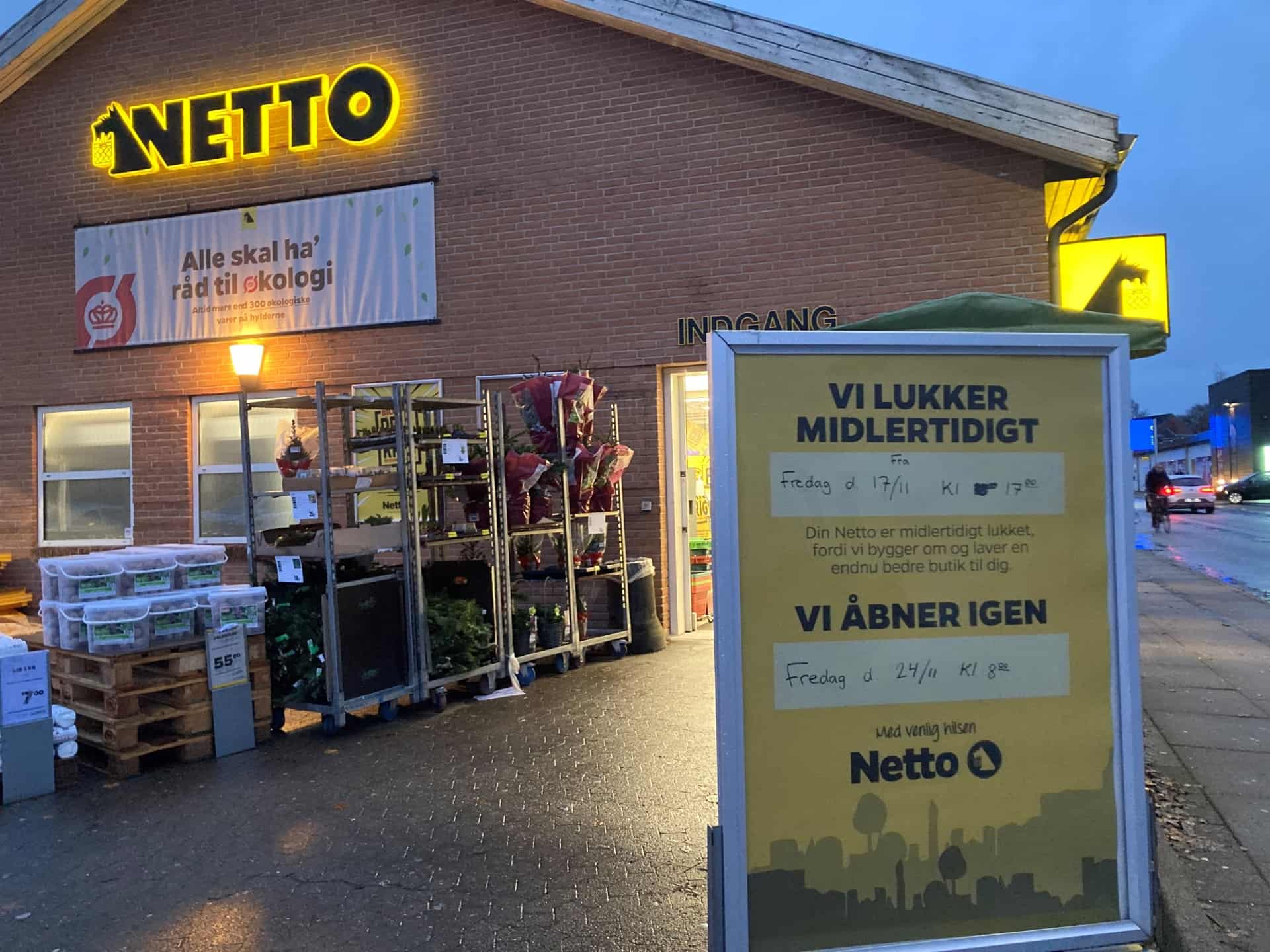 Netto-butikken i Give lukker i flere dage: Her er årsagen | ugeavisen.dk
