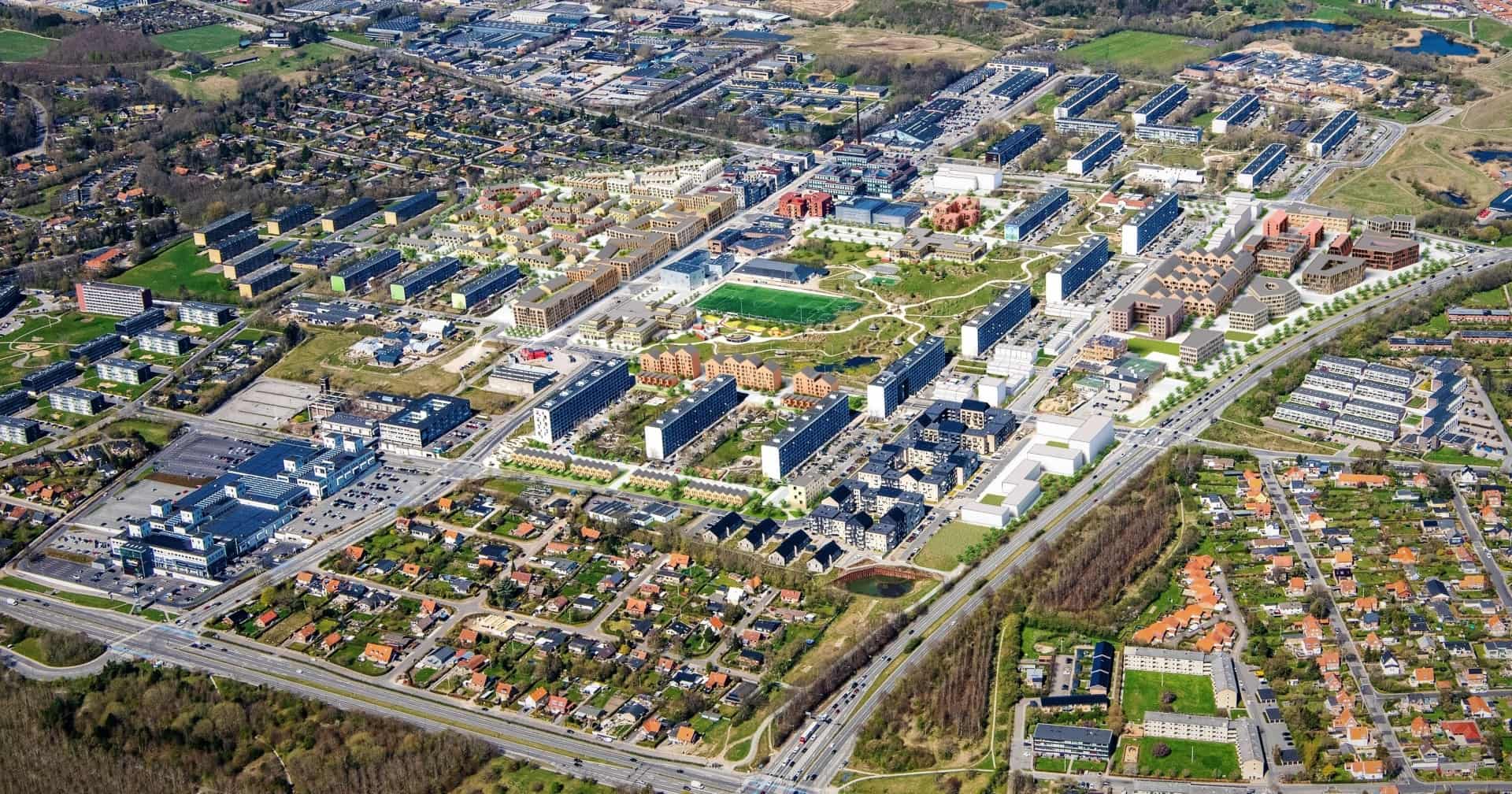 Nu kan du snart købe et rækkehus: Sådan er Gellerup ved at forvandle sig | stiften.dk