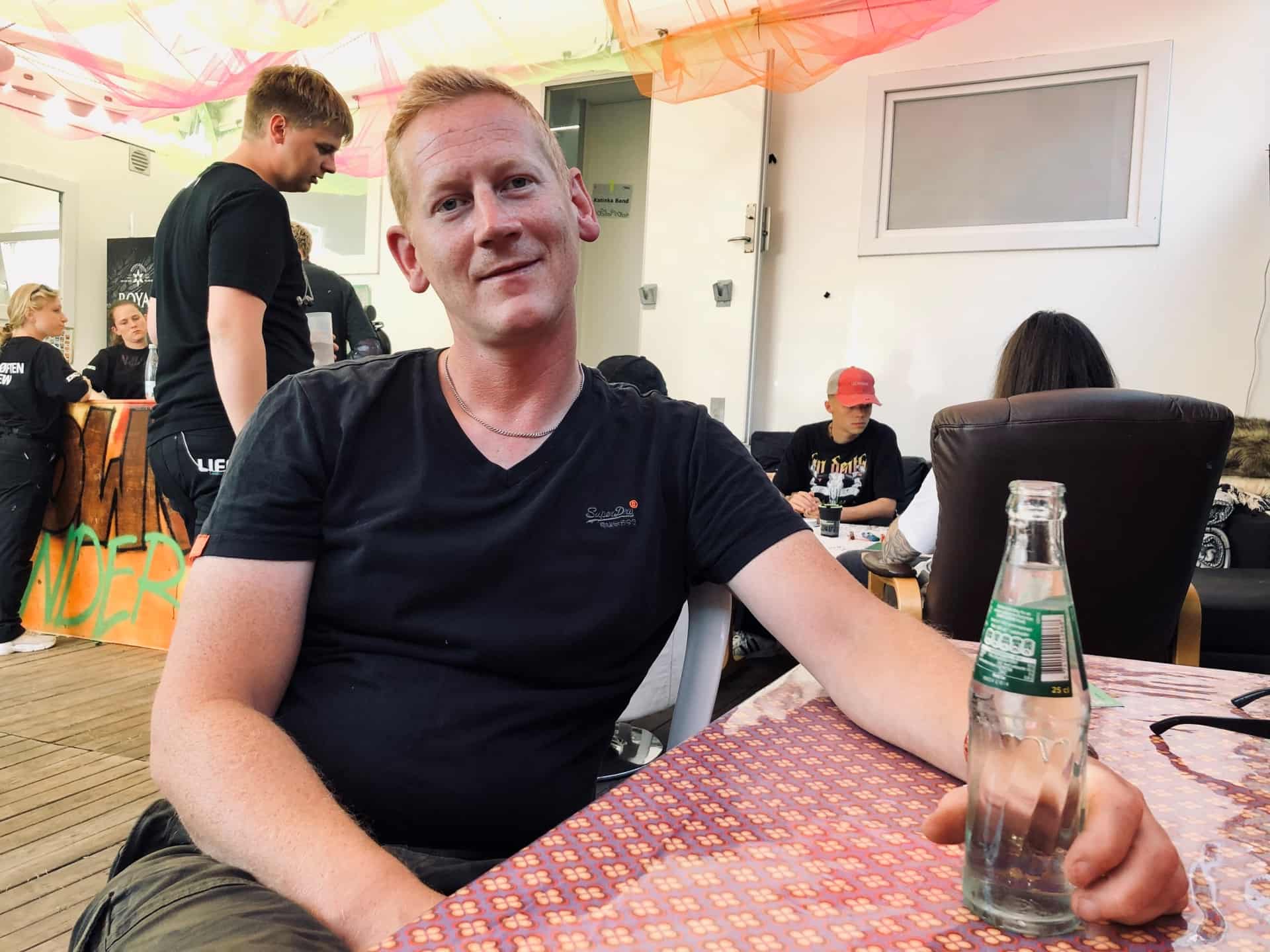 Efter 31 år som festivalfrivillig får Mark stadig nye Kløften-ideer ...