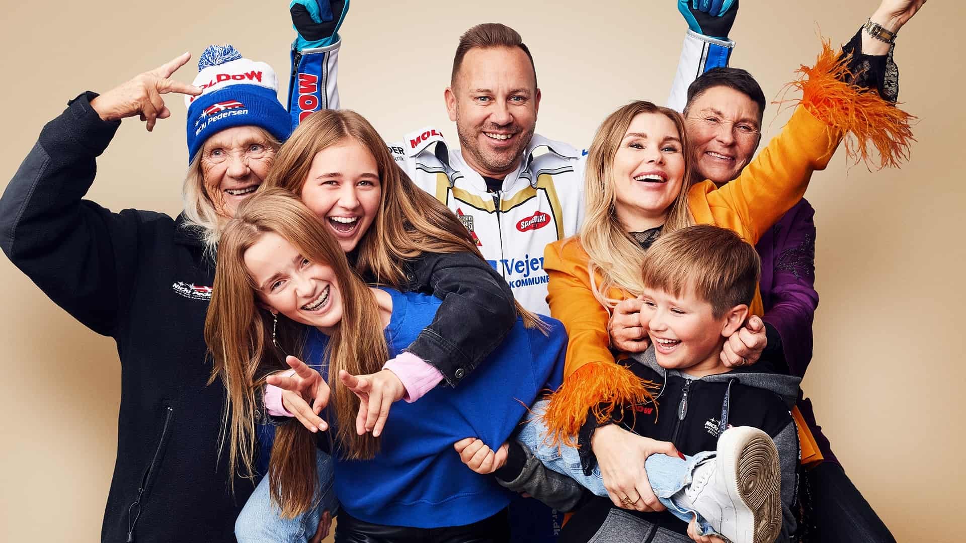 Nicki Pedersen og hans familie er overraskende underholdende ...