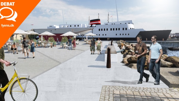 M/F Broen. Kulturfærge skal ligge på Skibsbroen | fyens.dk