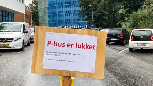 Derfor er sygehusets nye parkeringshus lukket | fyens.dk