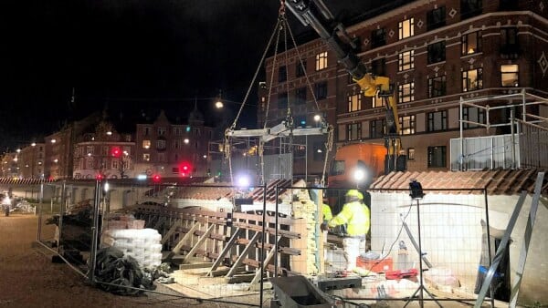 Efter metrobyggeri: Den gule mur snart tilbage på plads | ugeavisen.dk