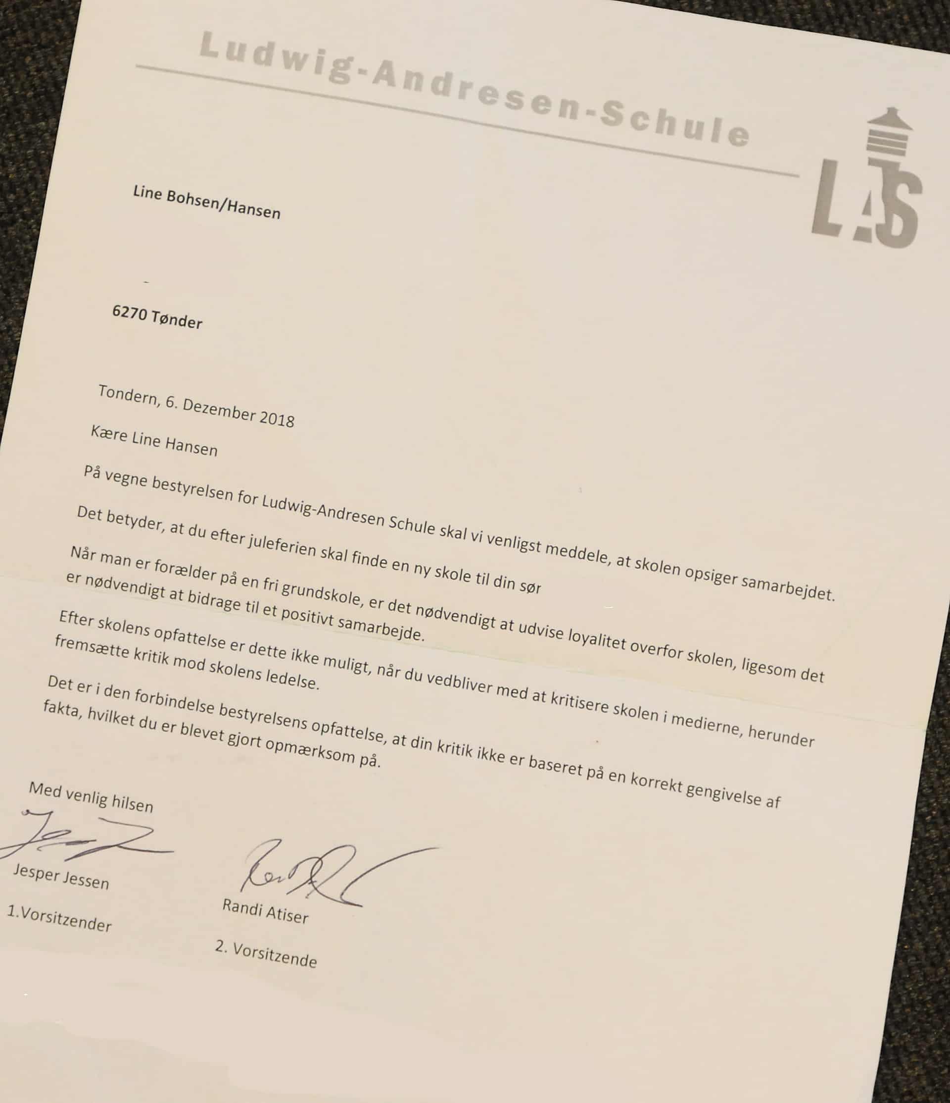 Elev smidt ud af tysk skole: Nu fortryder skoleformand formulering i ...