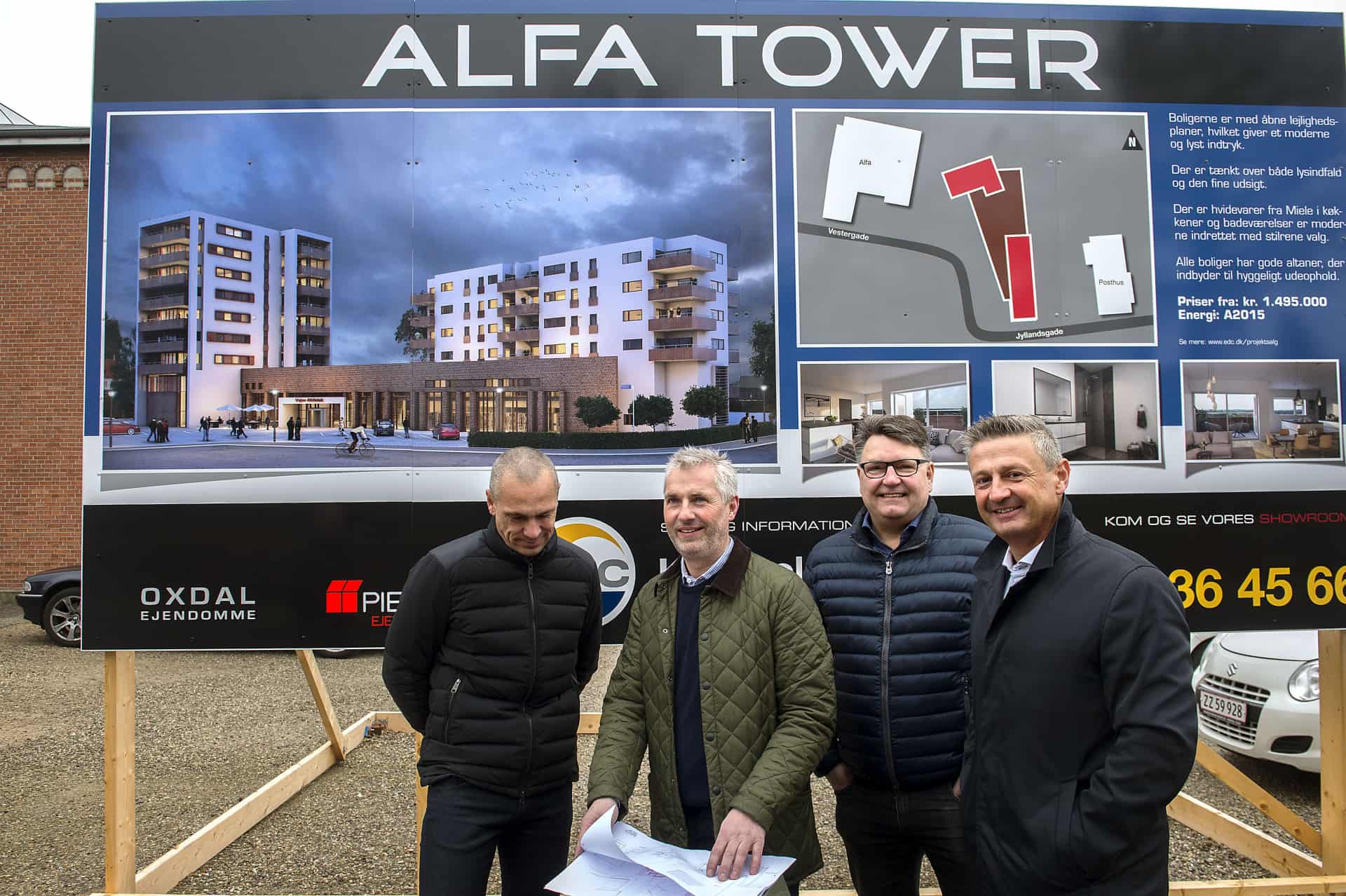 Byggeriet af Alfa Tower i gang efter sommerferien | jv.dk