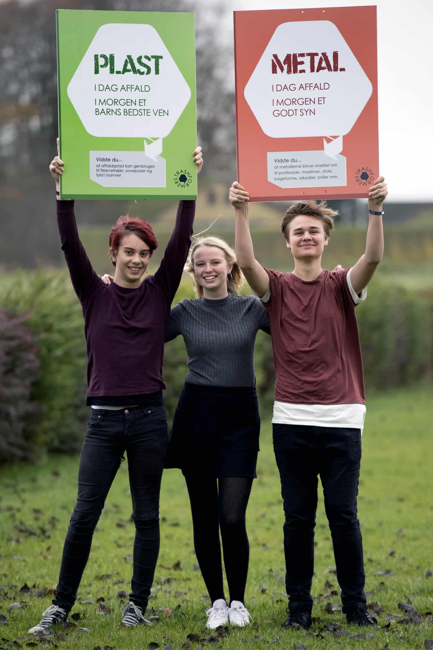 Innovative elever: Skilte på genbrugsplads er ubrugelige for ...