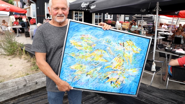 Ole Juul kan både tegne og male | helsingordagblad.dk