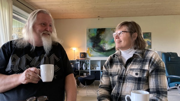 Lene og Torben Lehmann har hus til salg: I huset på Møllevangen er der ...