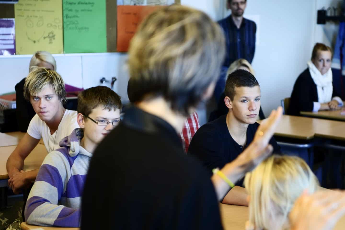 Vestager svingede med kridtet på Næsby Skole | fyens.dk