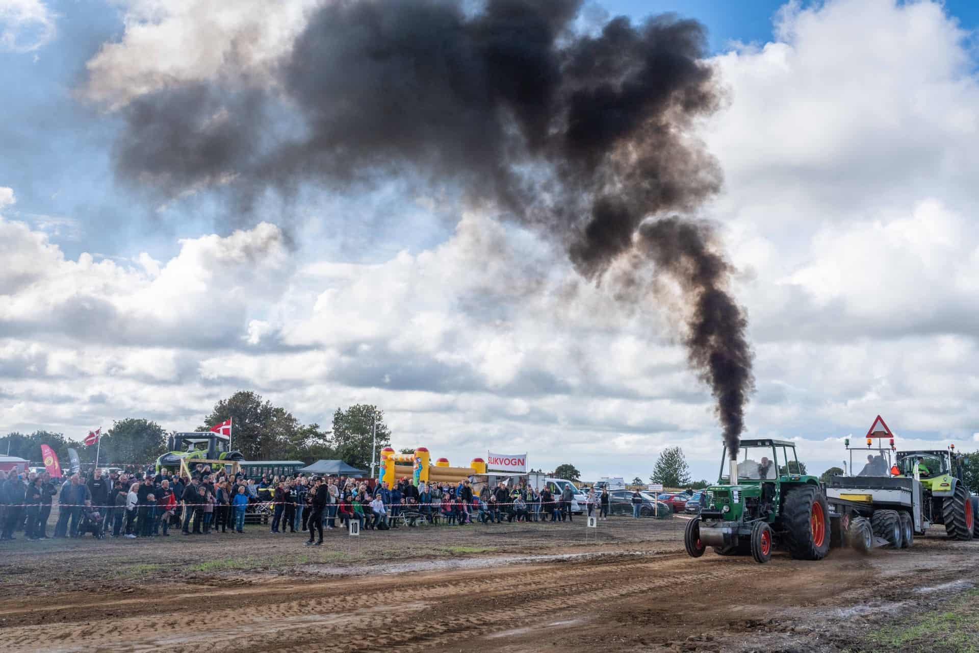 Traktortræk blev endnu en gang overrumplet af antallet af besøgende ...