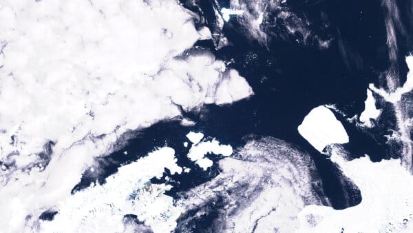 Verdens største isbjerg er brudt fri efter næsten fire årtier | fyens.dk