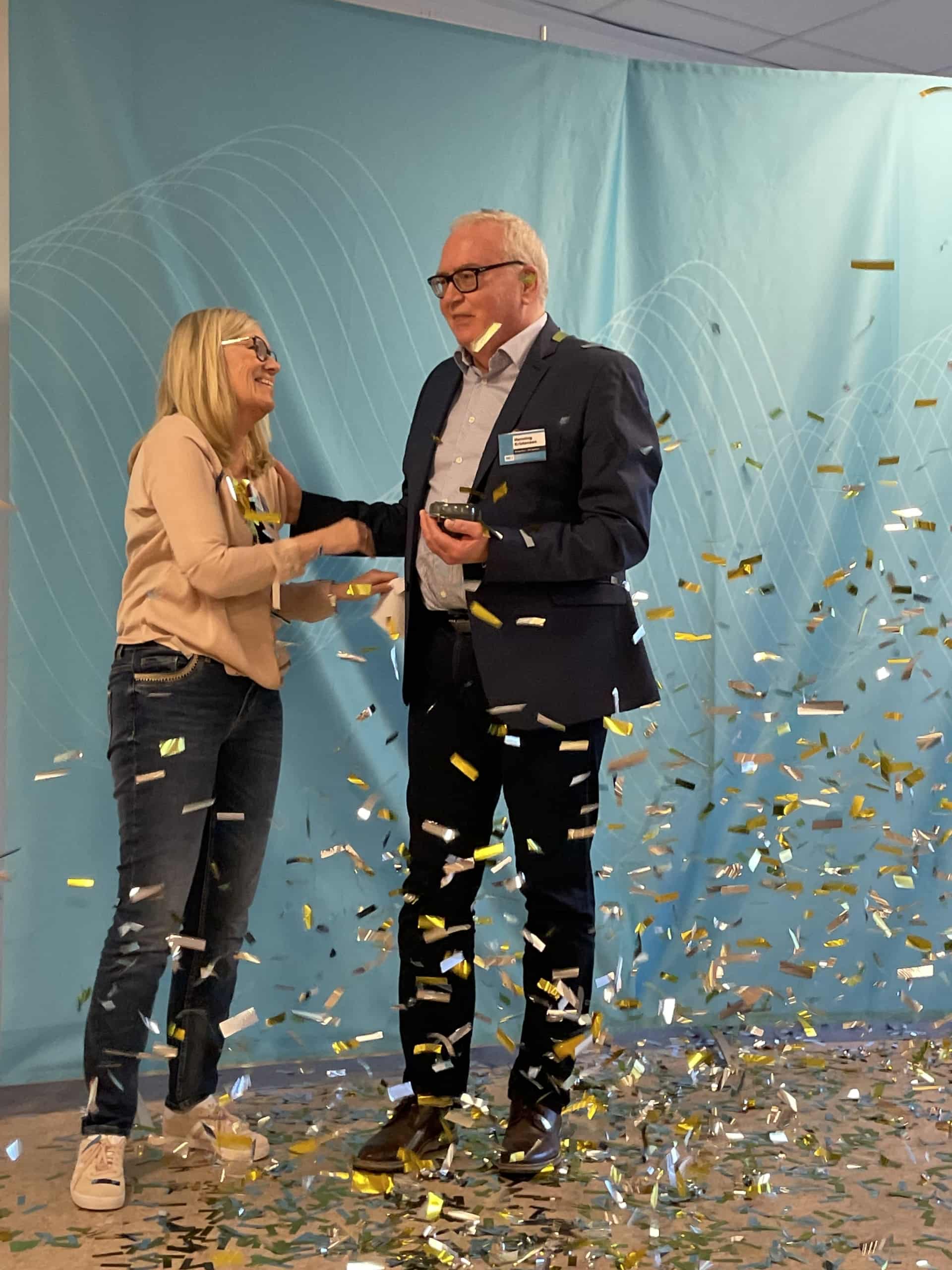 Henning Kristensen blev hyldet og badet i konfetti: DGI er en stor del ...