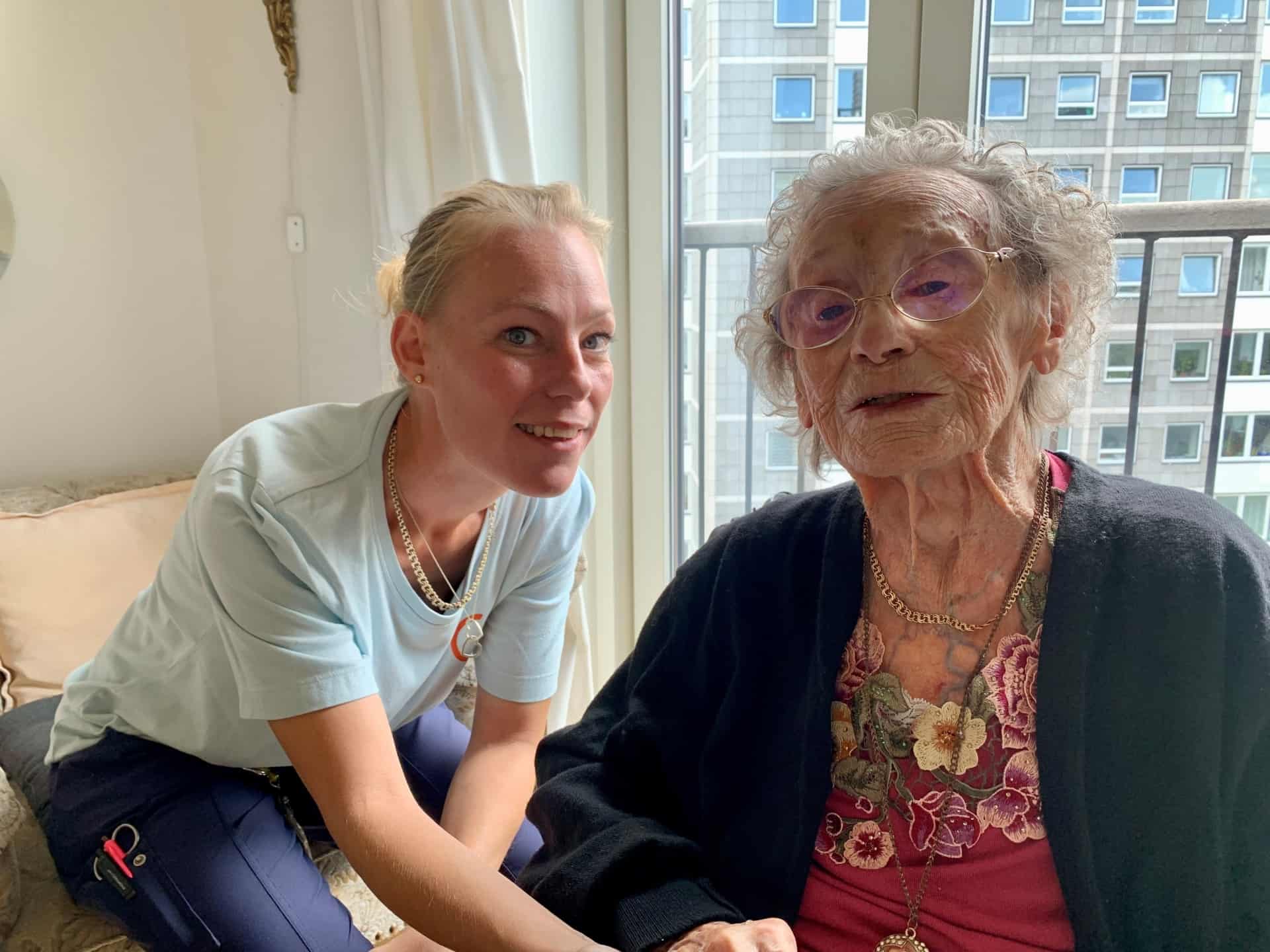 Lydia på 108 år kom for nylig med ét stort ønske: Midt i sin ferie tog ...