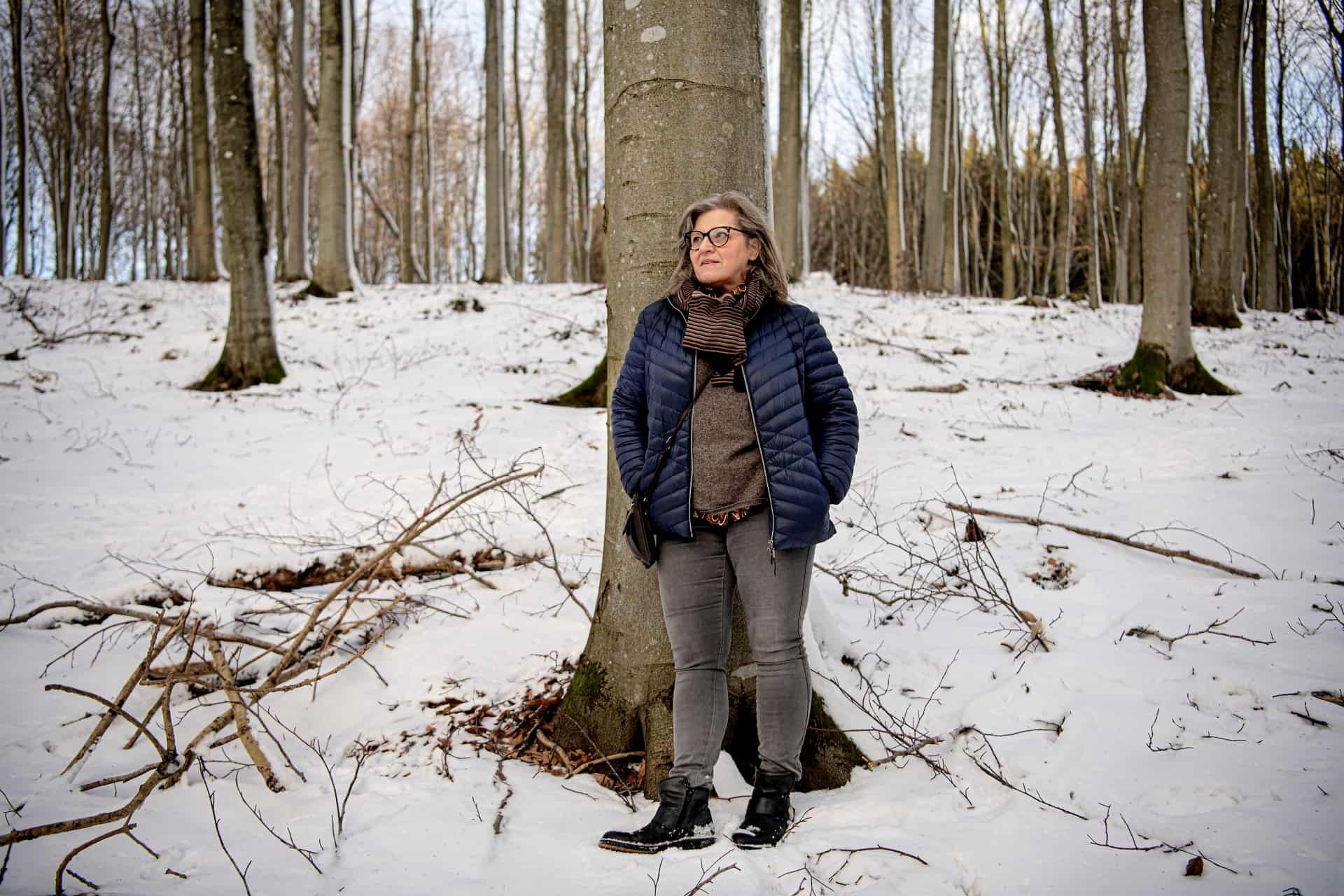 Uforpligtende evighed: Vibeke skal begraves i skoven med sin mand og ...