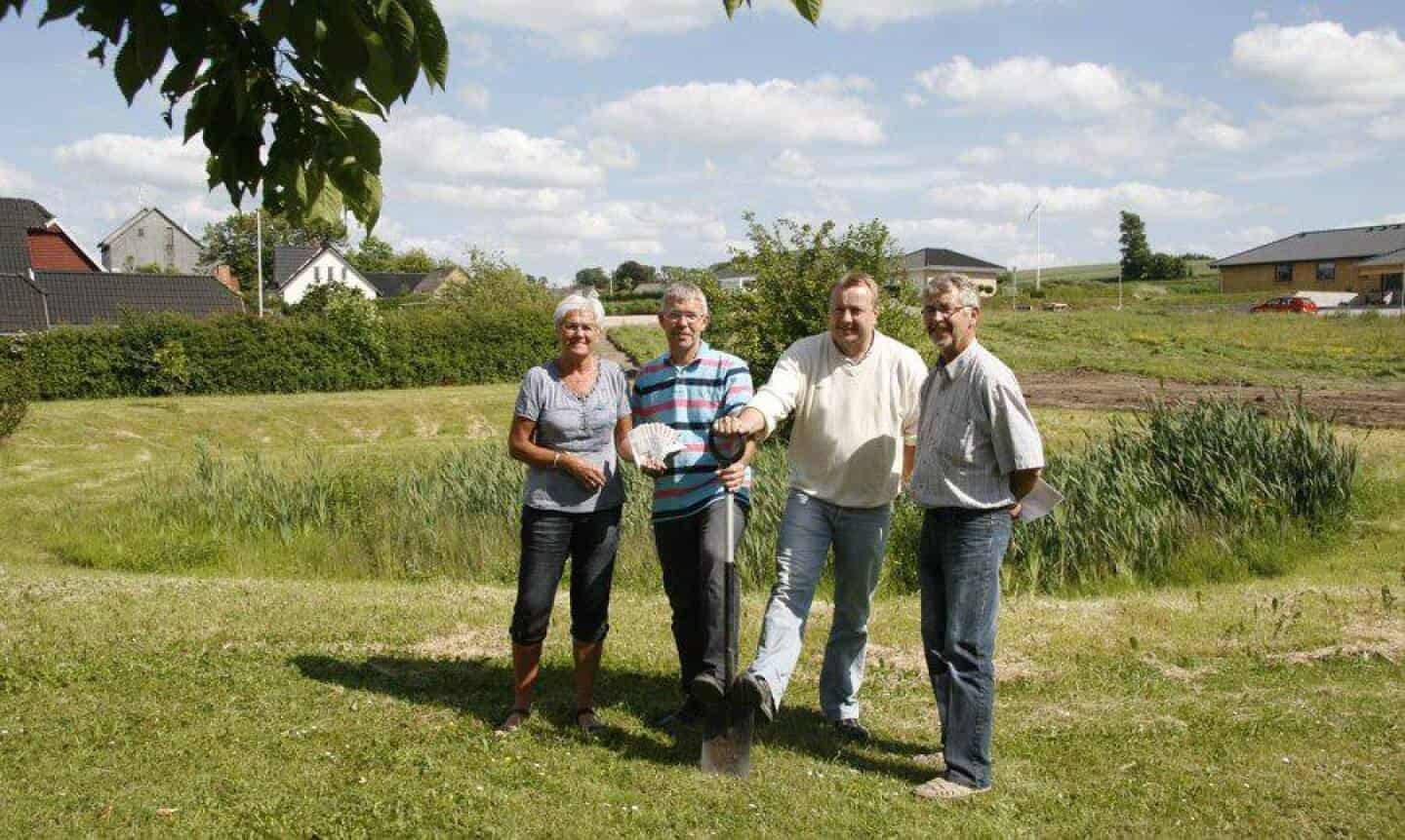 Første spadestik taget til Voldum Bypark | stiften.dk