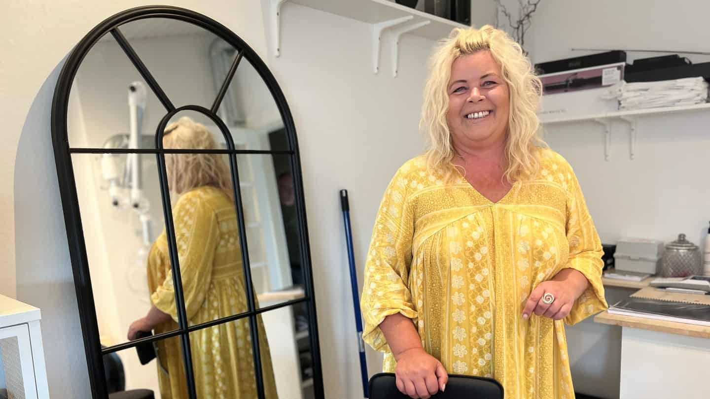 Anja har åbnet egen salon i sin farfars gamle hus: - Jeg tror først ...