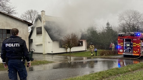 Bolig stod pludselig i flammer: - Det var en relativt voldsom brand | ugeavisen.dk