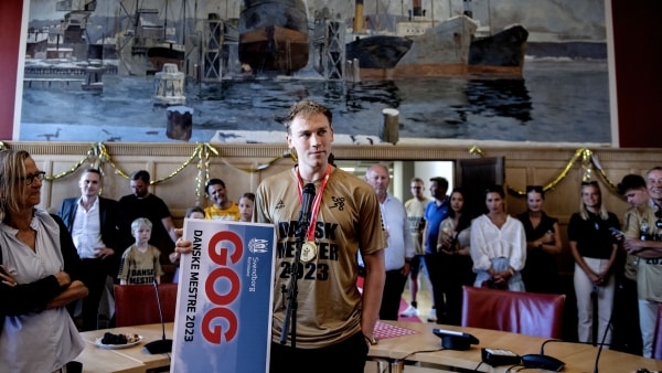 Se billederne: De nye danmarksmestre fra GOG blev fejret med ...