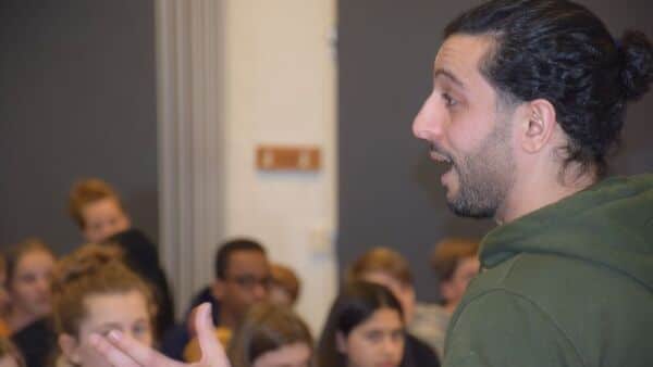 Mazen Ismail besøgte Bramdrup-elever | jv.dk