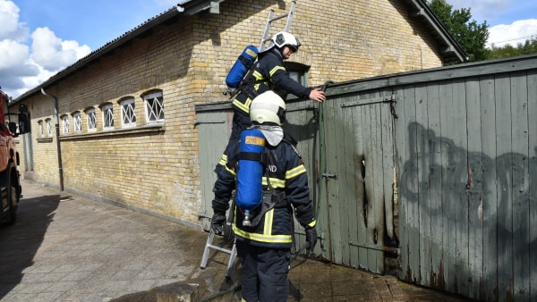 Brand ved Lunderskov Station | jv.dk