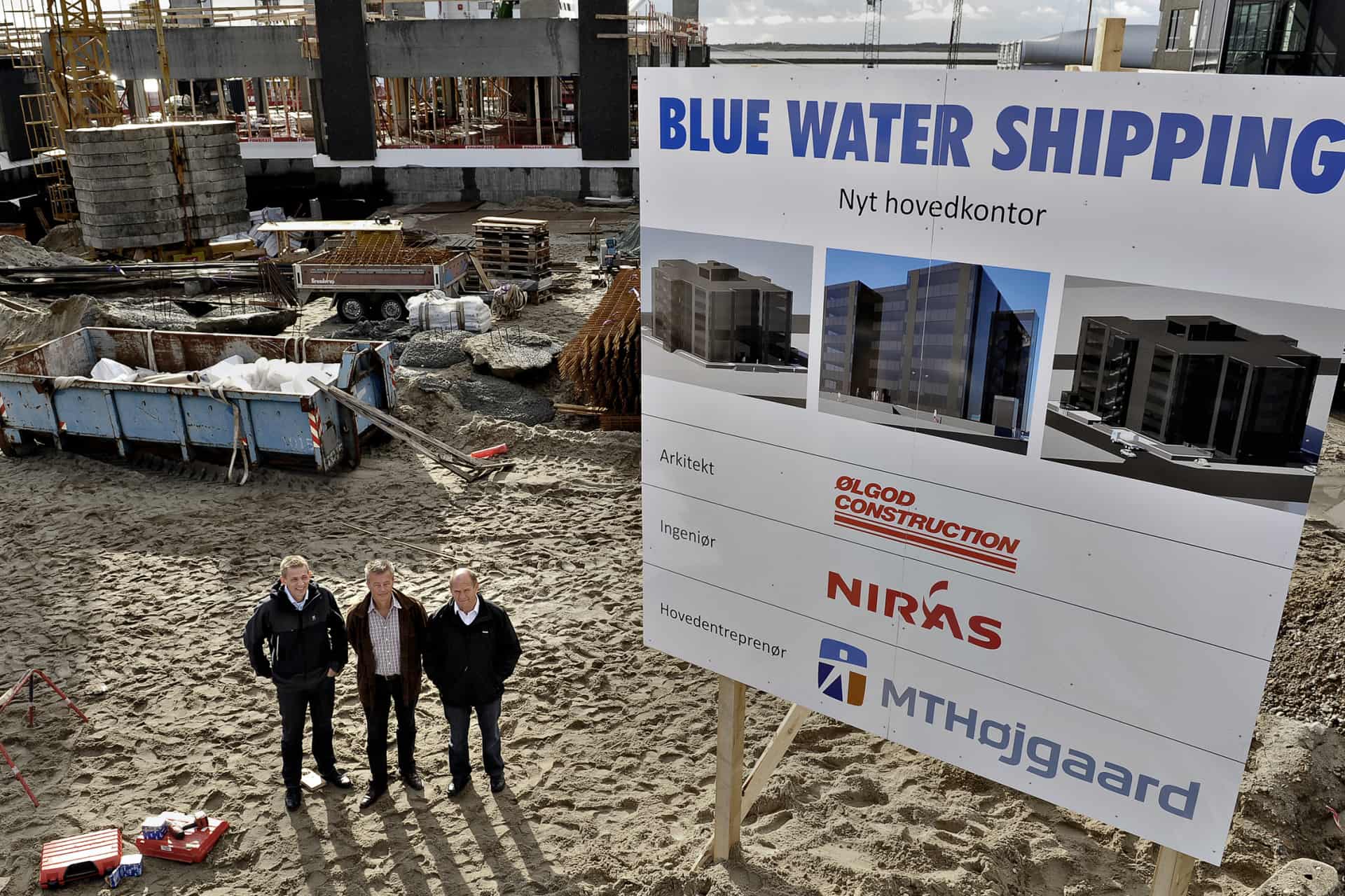 Blue Water bygger nyt domicil i seks etager | jv.dk