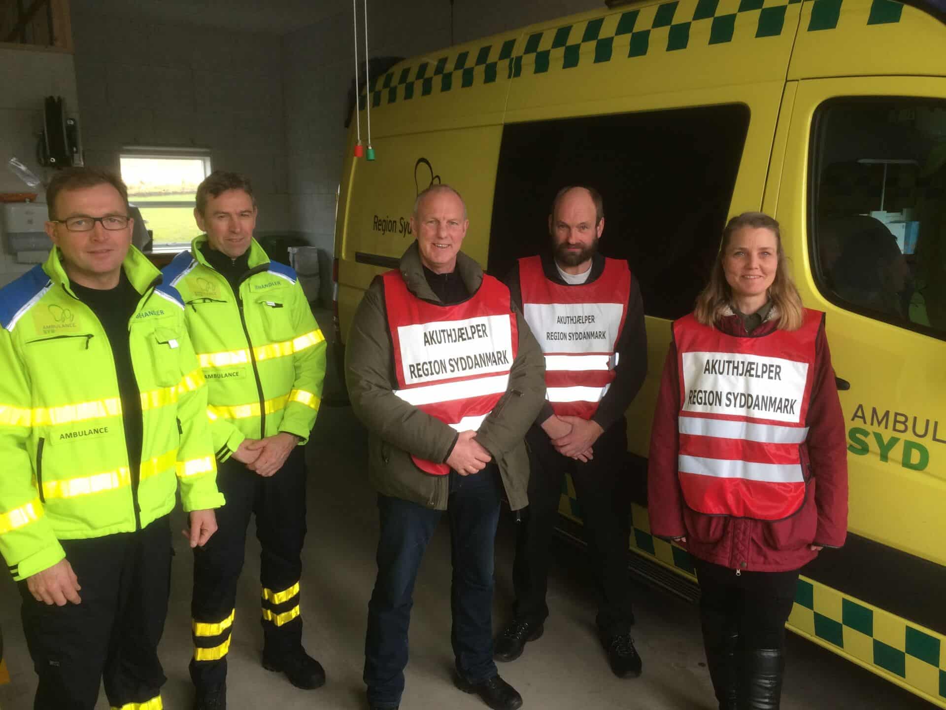Udrykning: Ærøske akuthjælpere er på gaden næsten hver dag | faa.dk