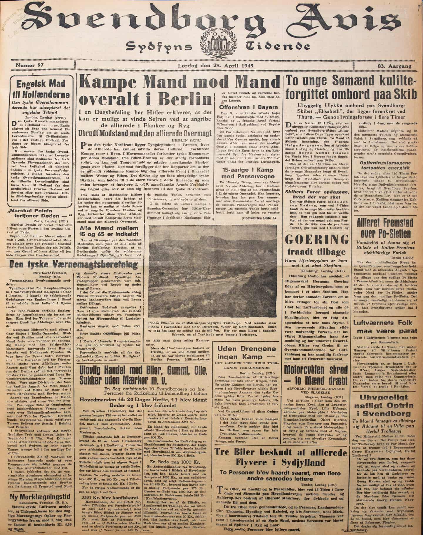 Gamle forsider: 19 dage efter besættelsen - 6 dage til befrielsen ...