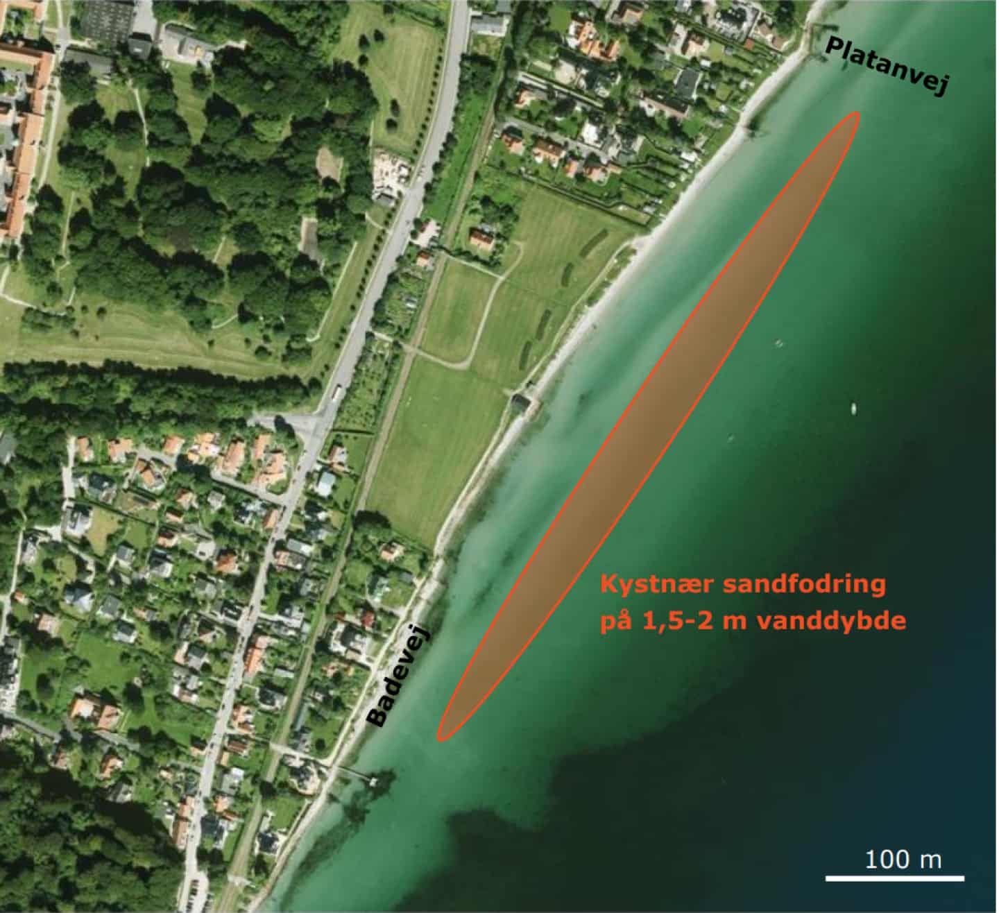 Stranden forsvinder i Risskov: Forsøg med at hælde nyt sand på skal ...