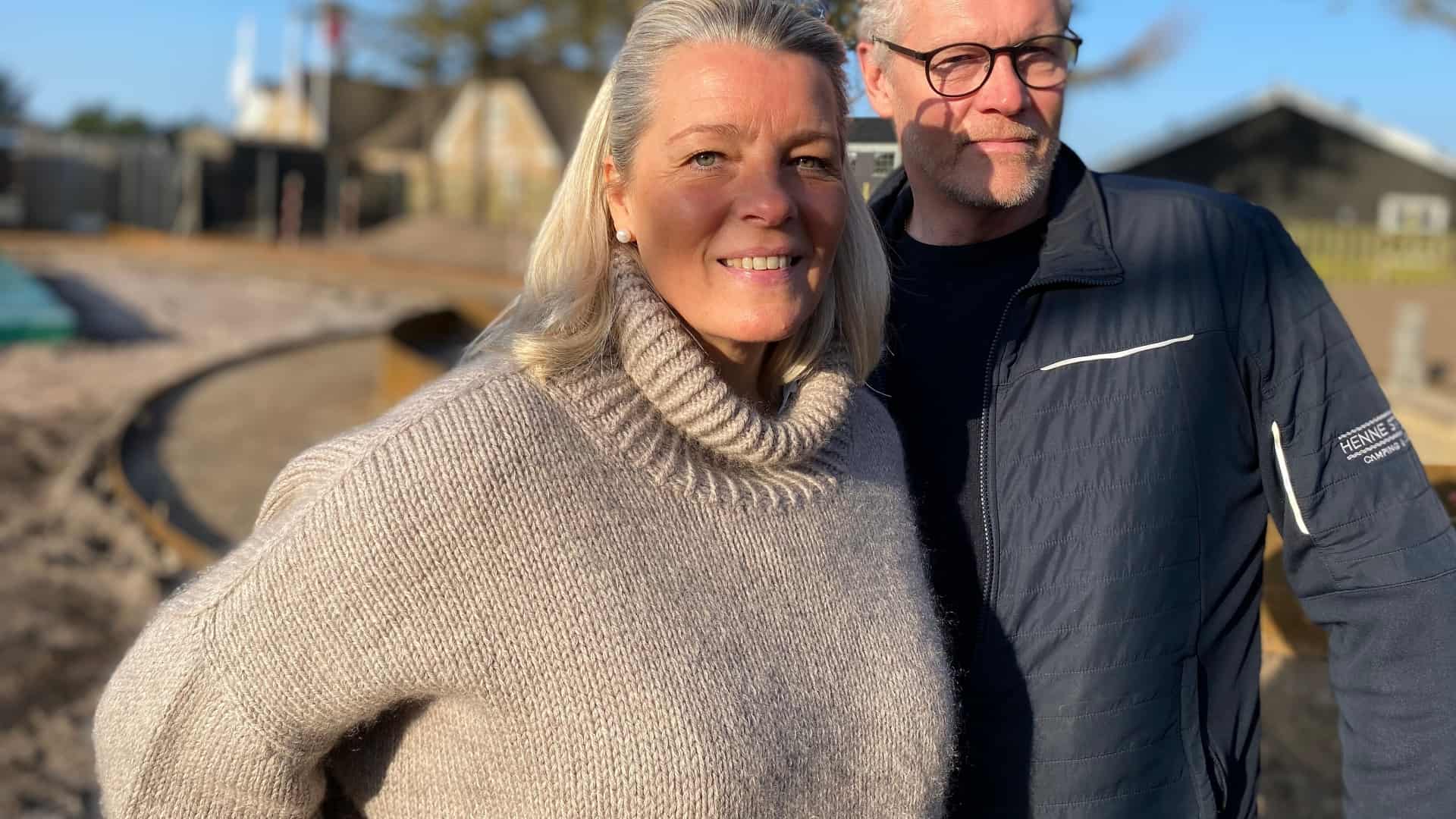 Superplatz for tredje gang: Tina og Peders campingplads er i dag et ...